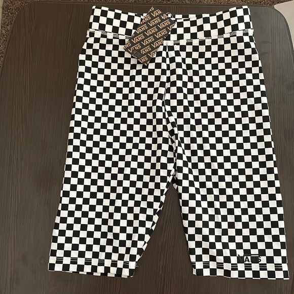 Vans | Shorts | Vans Flying V Checkered Biker Shorts | Poshmark
